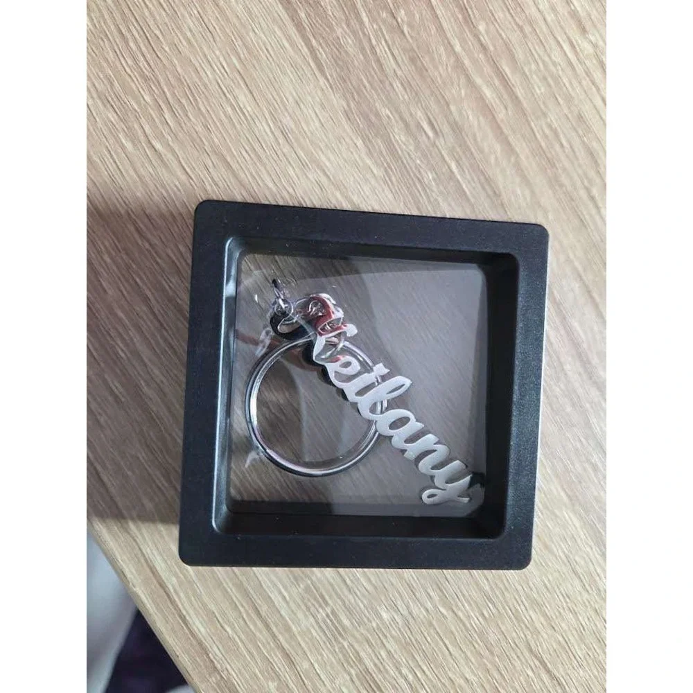 Accessories | Keilany Name Keychain Silver Tone Cursive Script ...
